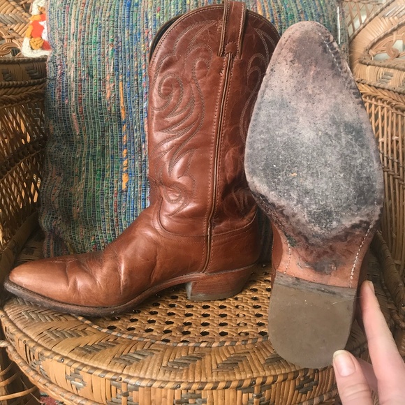 Code West | Shoes | Mens Vintage Leather Cowboy Boots Code West | Poshmark